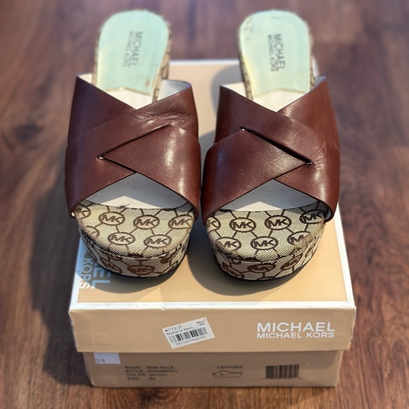 MICHAEL Michael Kors | Shoes | Michael Kors Gabi Mocha Mule | Poshmark